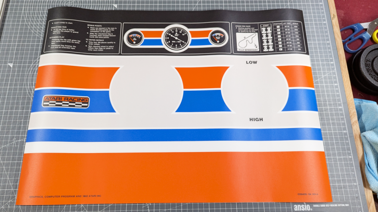Pole Position Atari Control Panel Overlay CPO (curved panel) – Arcade ...