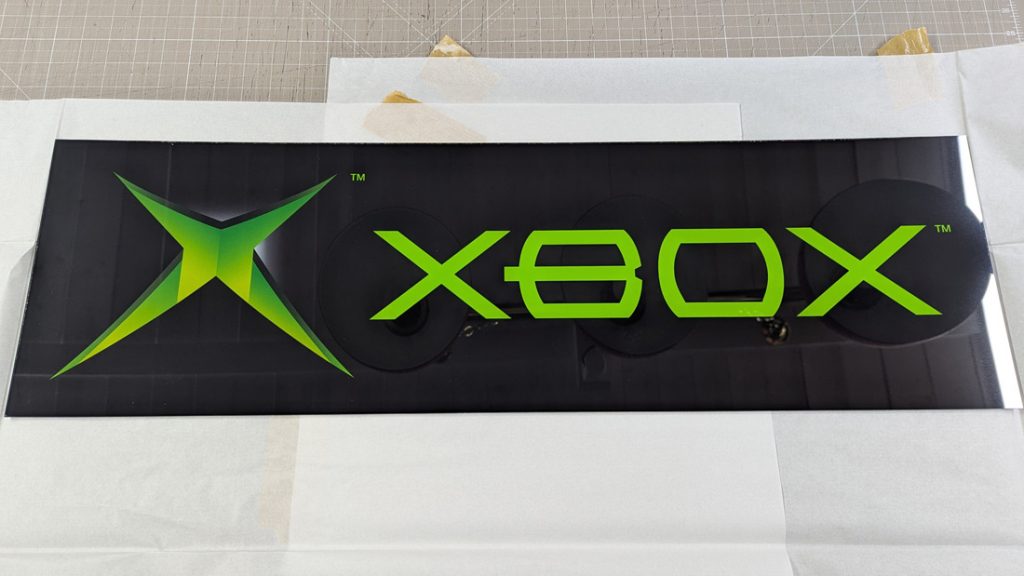 Microsoft Xbox acrylic / plexiglass logo sign – Arcade Art Shop