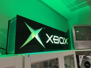 Microsoft Xbox acrylic / plexiglass logo sign – Arcade Art Shop