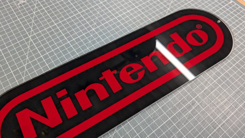 World of Nintendo acrylic / plexiglass sign (Large Version) – Arcade ...