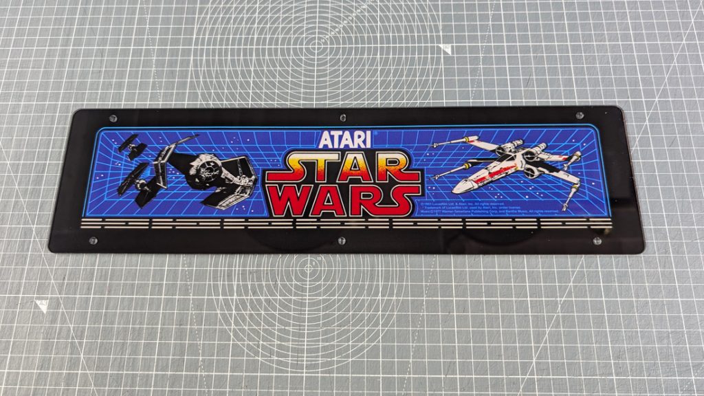 Star Wars cabaret plexi marquee Atari – Arcade Art Shop