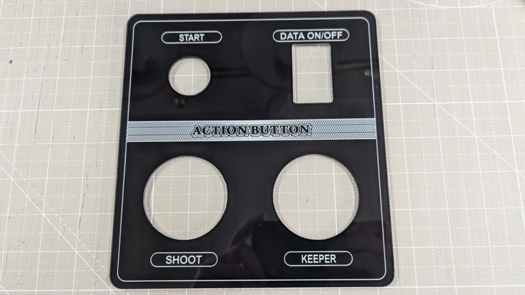 Sega WCCF World Club Champion Football Action Buttons panel plexi ...