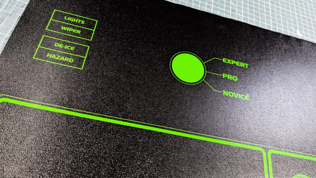 Night Driver CPO control panel overlay Atari – Arcade Art Shop